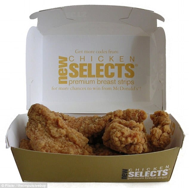 Chicken Selects Premium Breast Strips (3 Pieces) from McDonald’s ... Chicken Selects Premium Breast Strips (3 Pieces) from McDonald’s ...